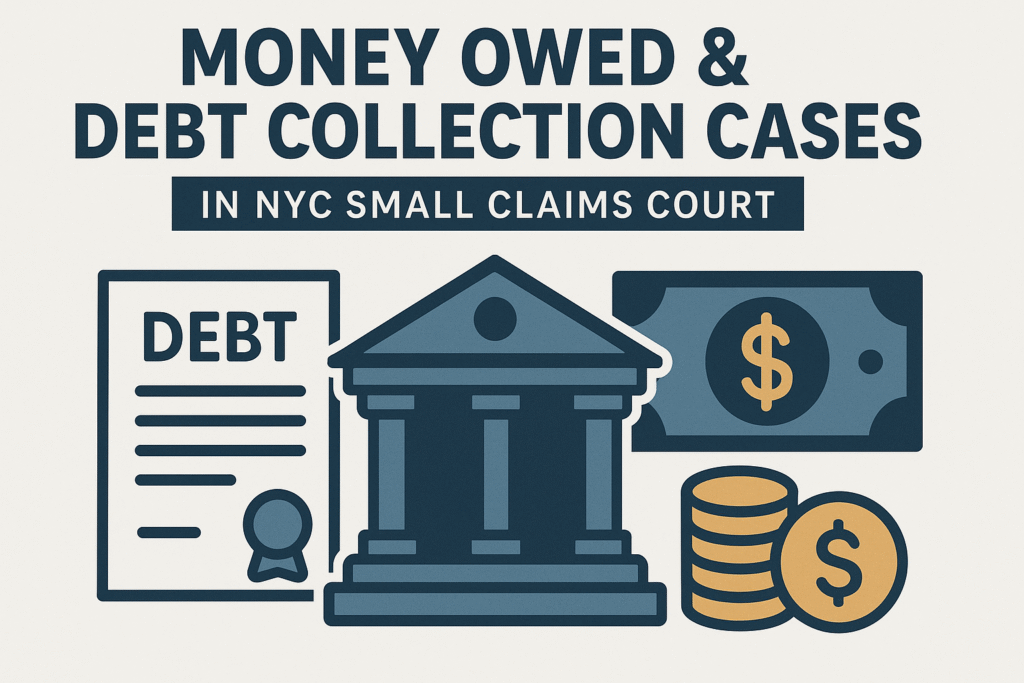 Money Owed & Debt Collection Cases in NYC Small Claims Court ...