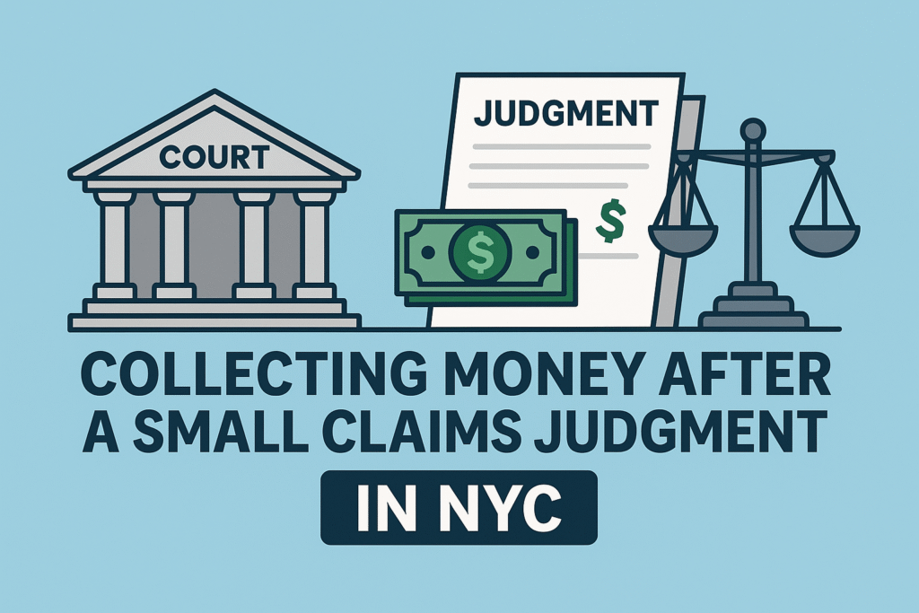 Collecting Money After a Small Claims Judgment in NYC - Small Claims NYC